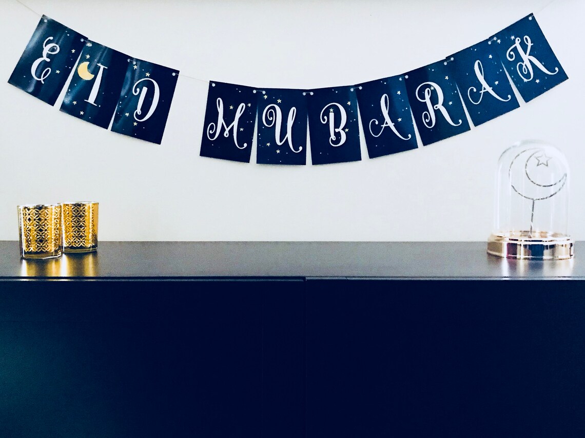 Stars and Moon Ramadan Eid Banner Ramadan Decor Ramadan Gift Ramadan ...