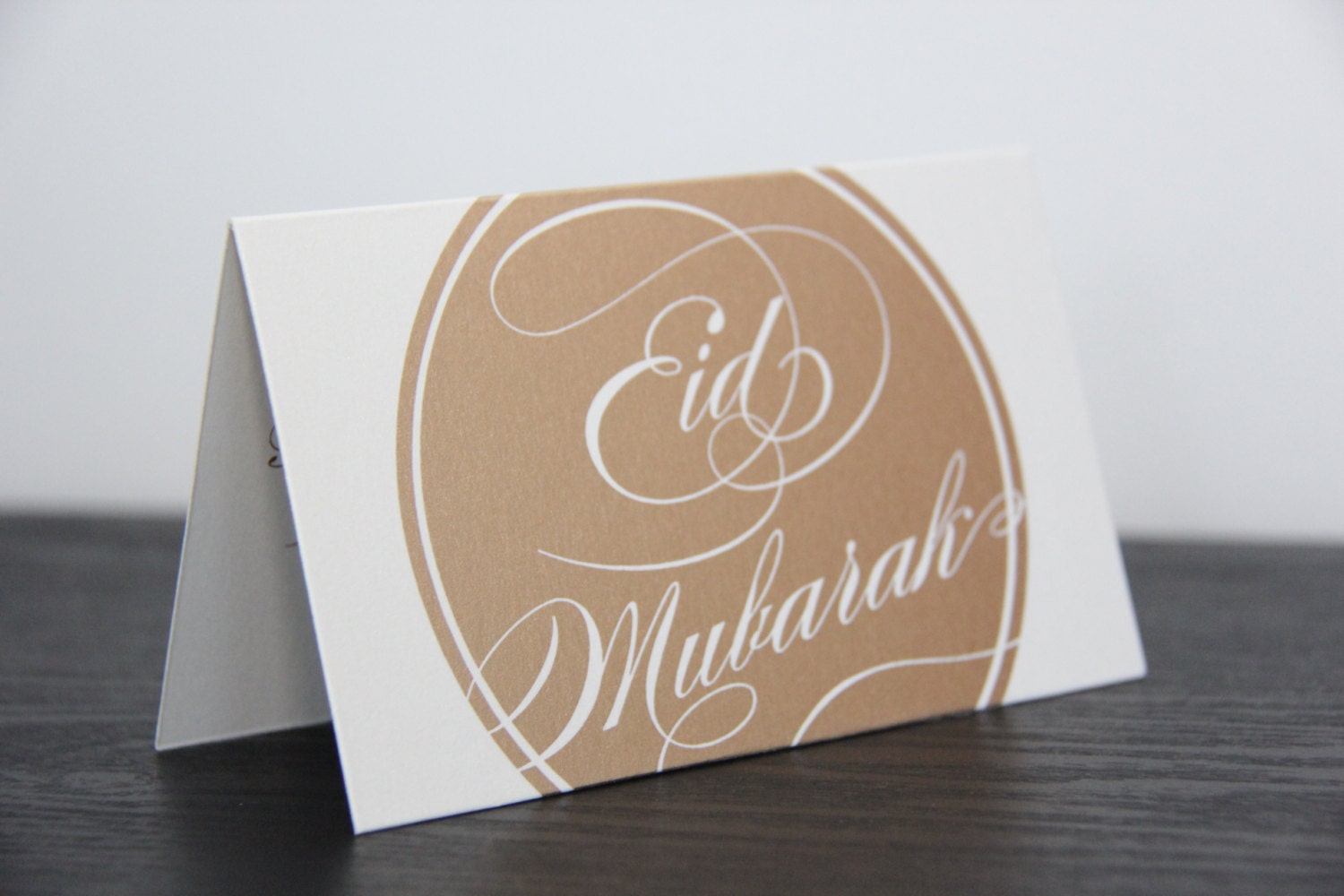 Gold Medallion Eid Mubarak Cards Set of 4 - Etsy