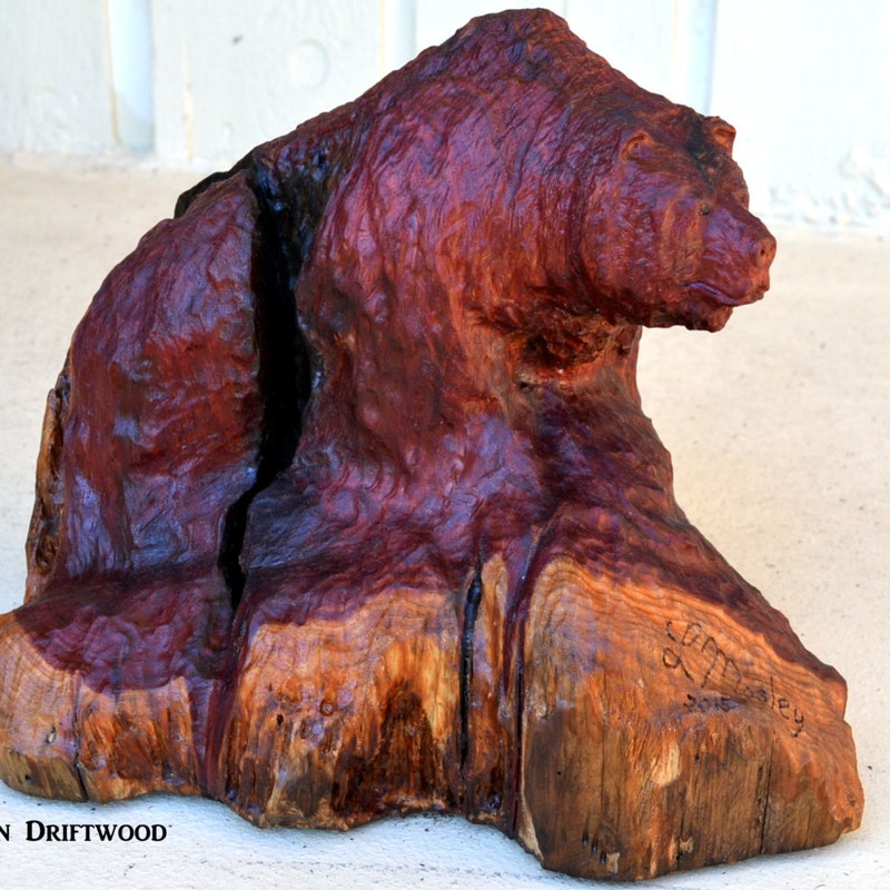 Hand Carved Bears - Etsy