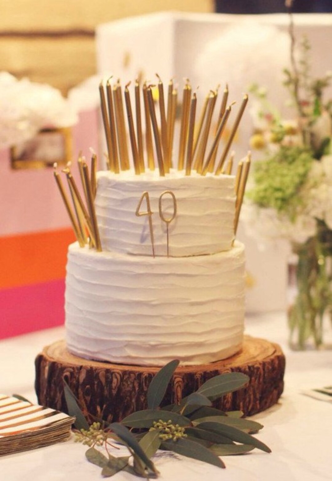 Large Rustic Cake Plate - Hardwood Wood Slice With Bark Approx. 12 X 2 ...