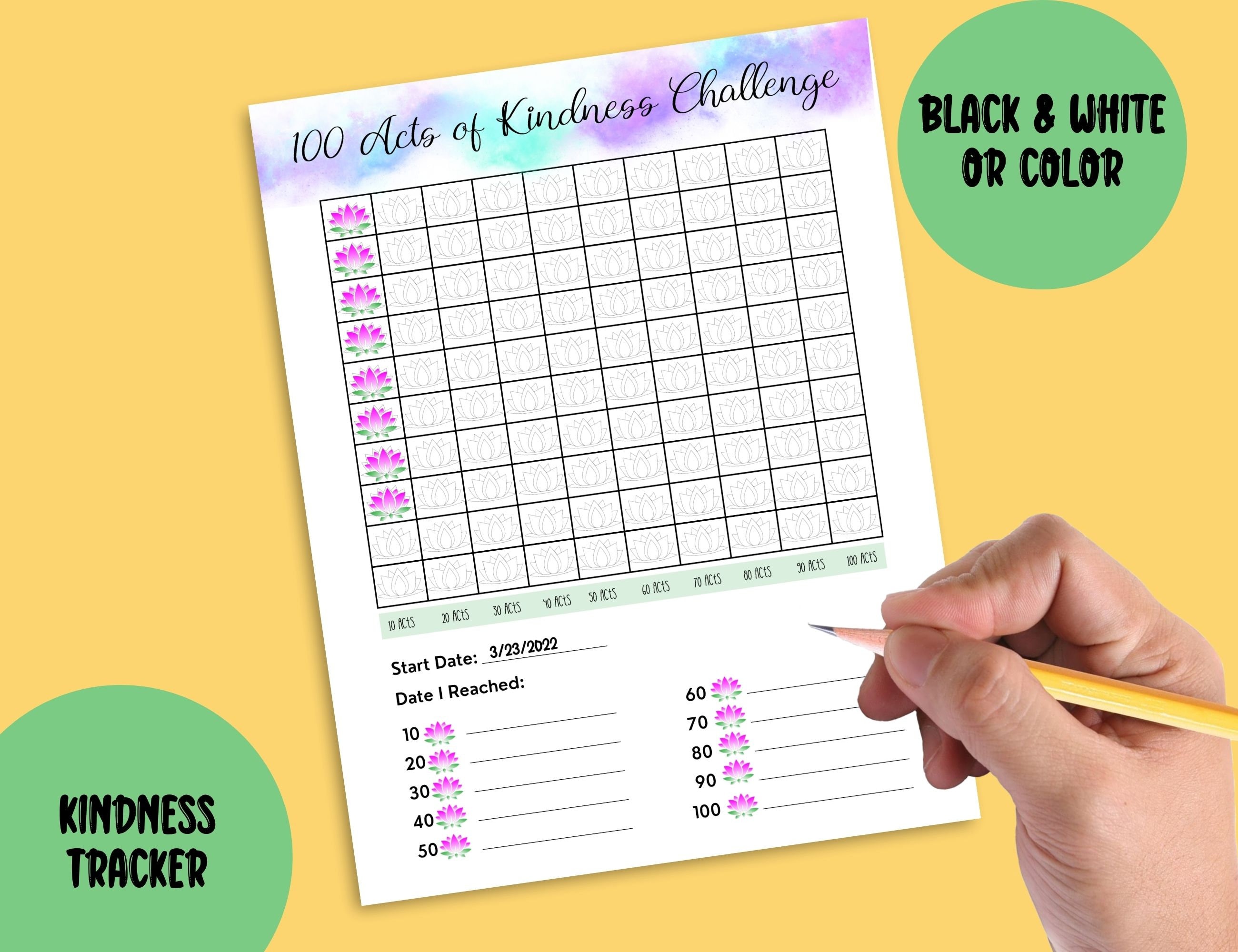 100 Acts of Kindness Challenge, Random Acts of Kindness, for the Whole ...