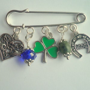 Lucky Wedding Pin, Irish Wedding Pin, Ireland Charms, Bouquet ...