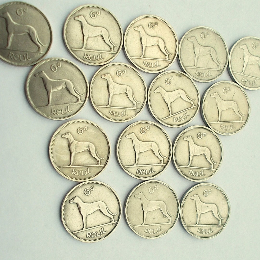 Lucky Sixpence, Gift for Bride, Irish Wedding Sixpence, Silver Wedding Sixpence, Bridal Gift ...