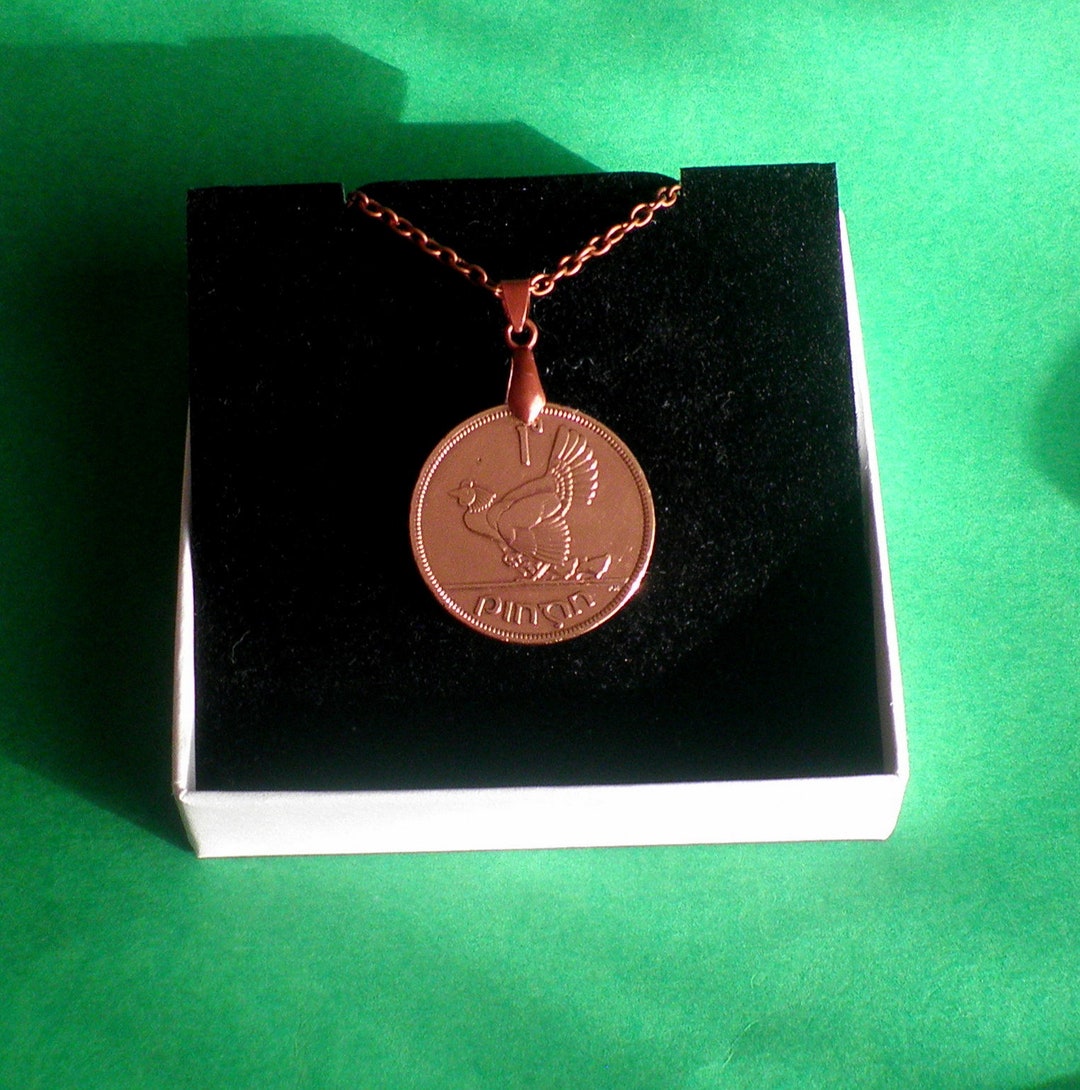 1949 Irish Coin, 77th Birthday Gift, Irish Penny Necklace Pendant on a ...
