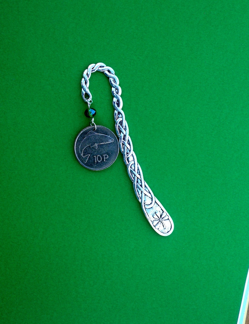 Boxed Celtic Bookmark, Irish Bookmark, Salmon of Knowledge, Connemara ...