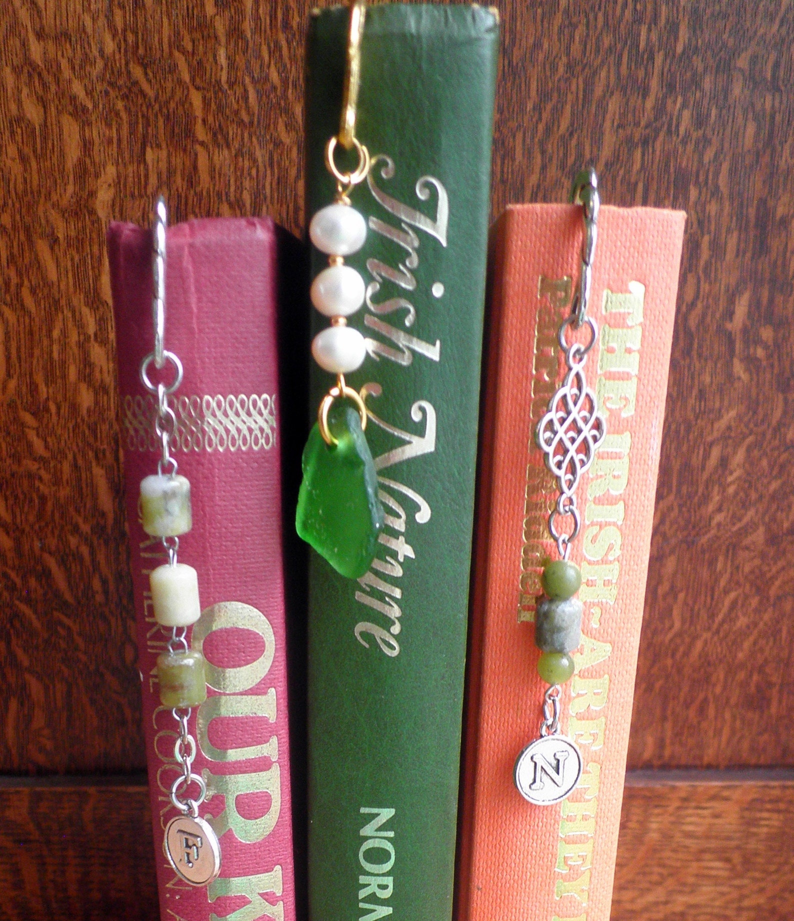 Irish Bookmark, Teacher's Gift, Ireland Gift, Antiqued Gold, Mermaid ...