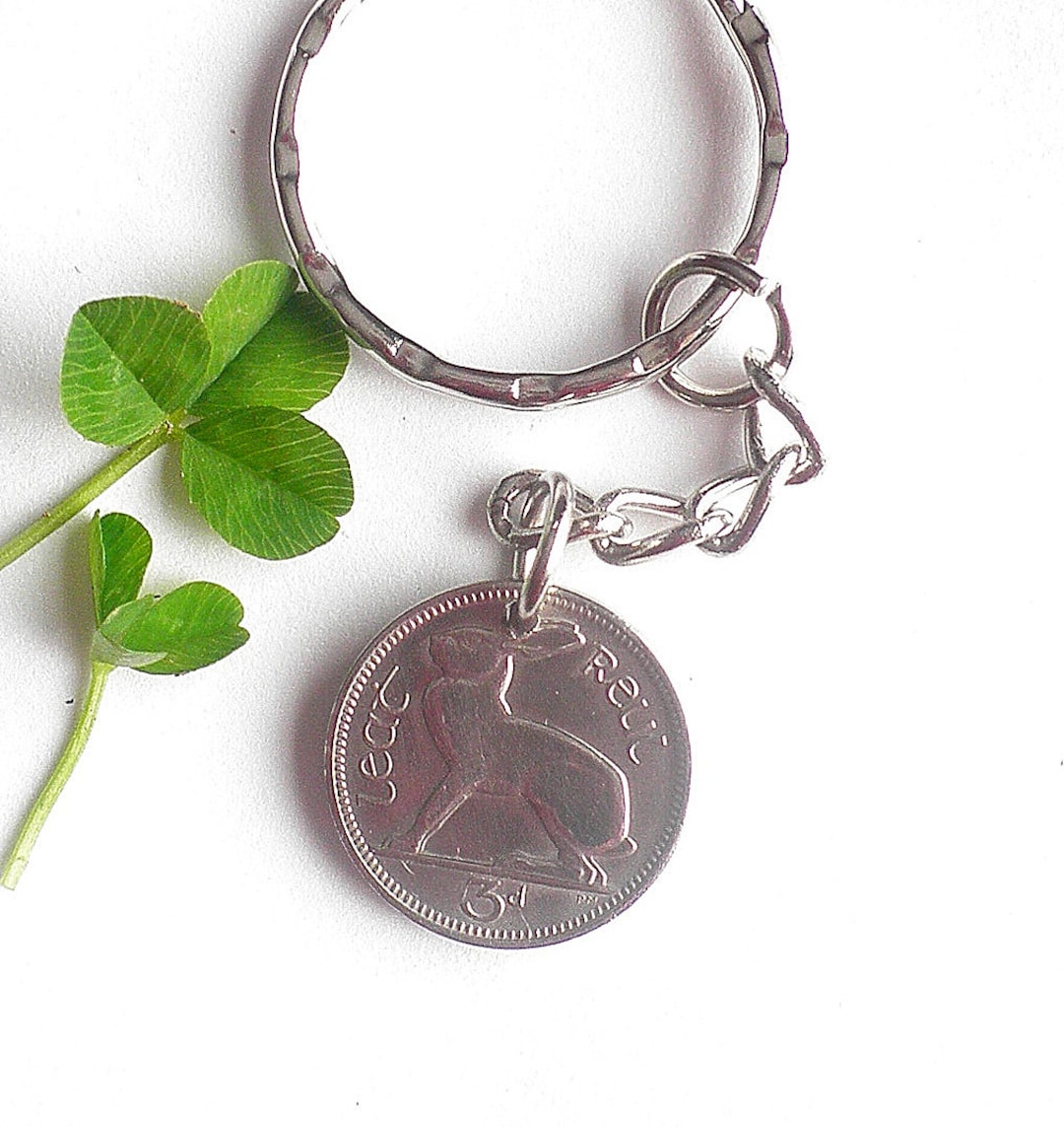 57th Keyfob, 1968 Coin Keyfob, Zipper Pull Bag Charm, Rabbit 3d. 1928 ...