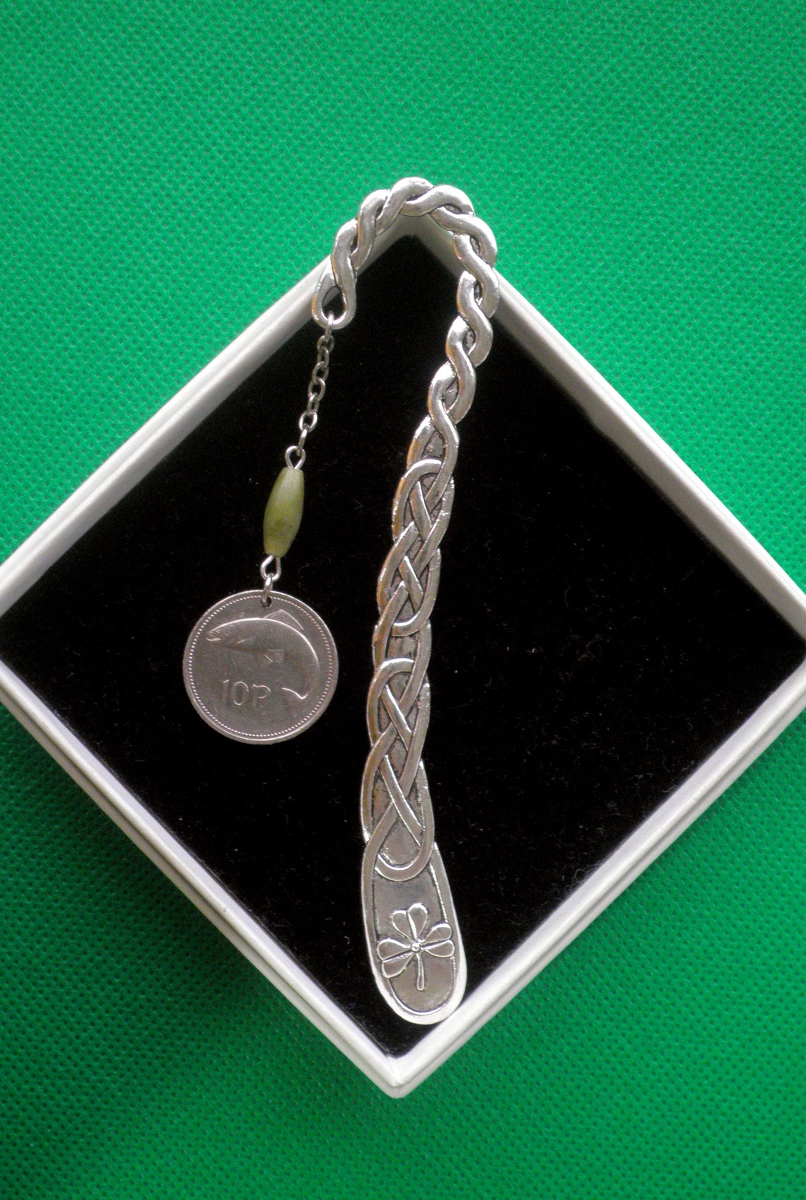 Boxed Celtic Bookmark Irish Bookmark Salmon of Knowledge | Etsy