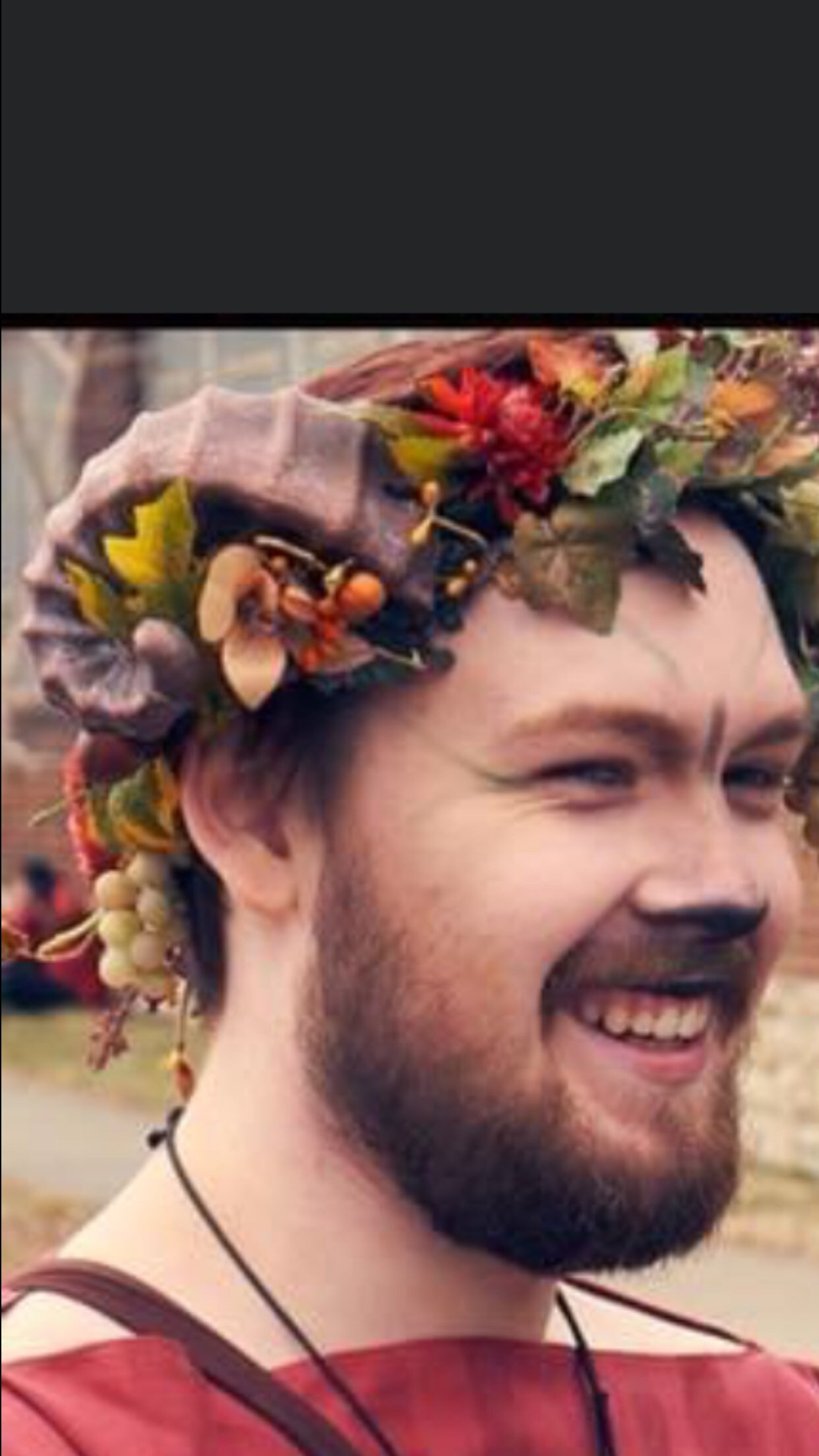 CUSTOM ORDER SATYR Horn Flower Crown Silk Hair Wreath for | Etsy