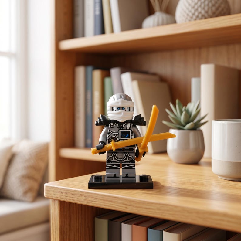 Zane Ice Ninja Minifigure – Ninjago Season 7 Collectible Toy - Etsy