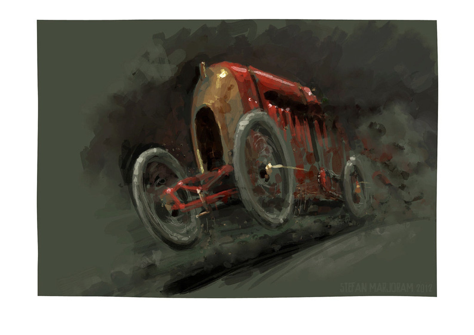 Fiat S76 'the Beast of Turin' - Limited Edition Art Print - Etsy