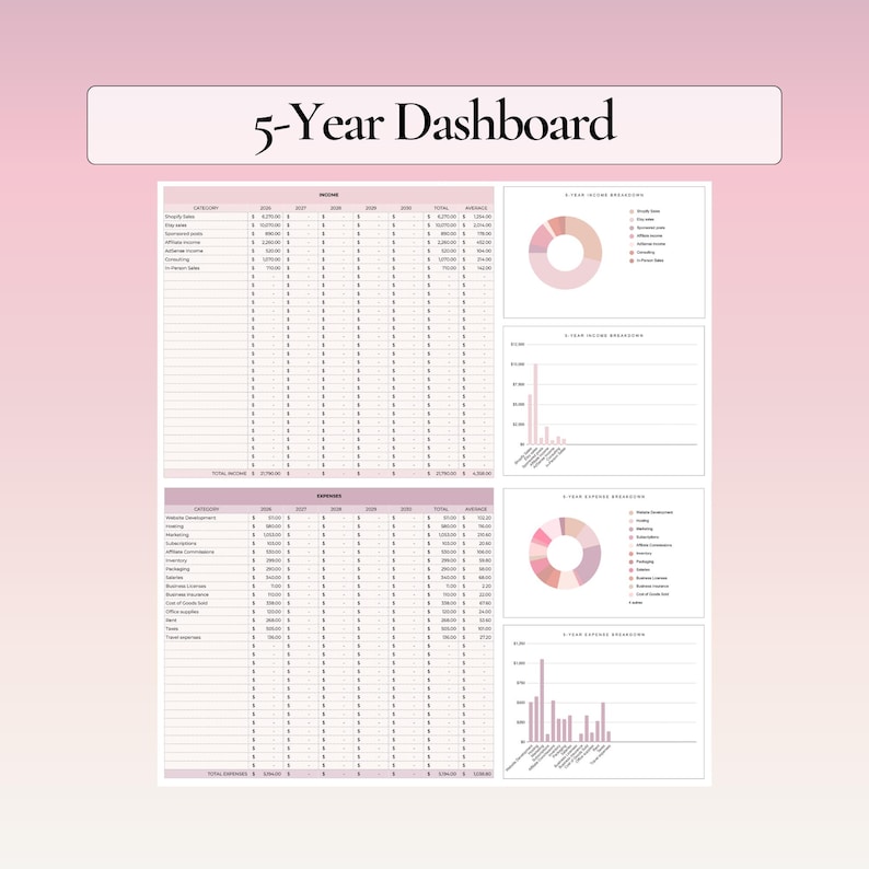 Small Business Bookkeeping Spreadsheet Template, Google Sheets Income ...