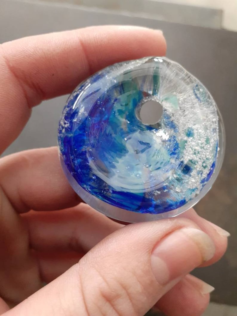 Cremation Memento Stone Pendant - Etsy