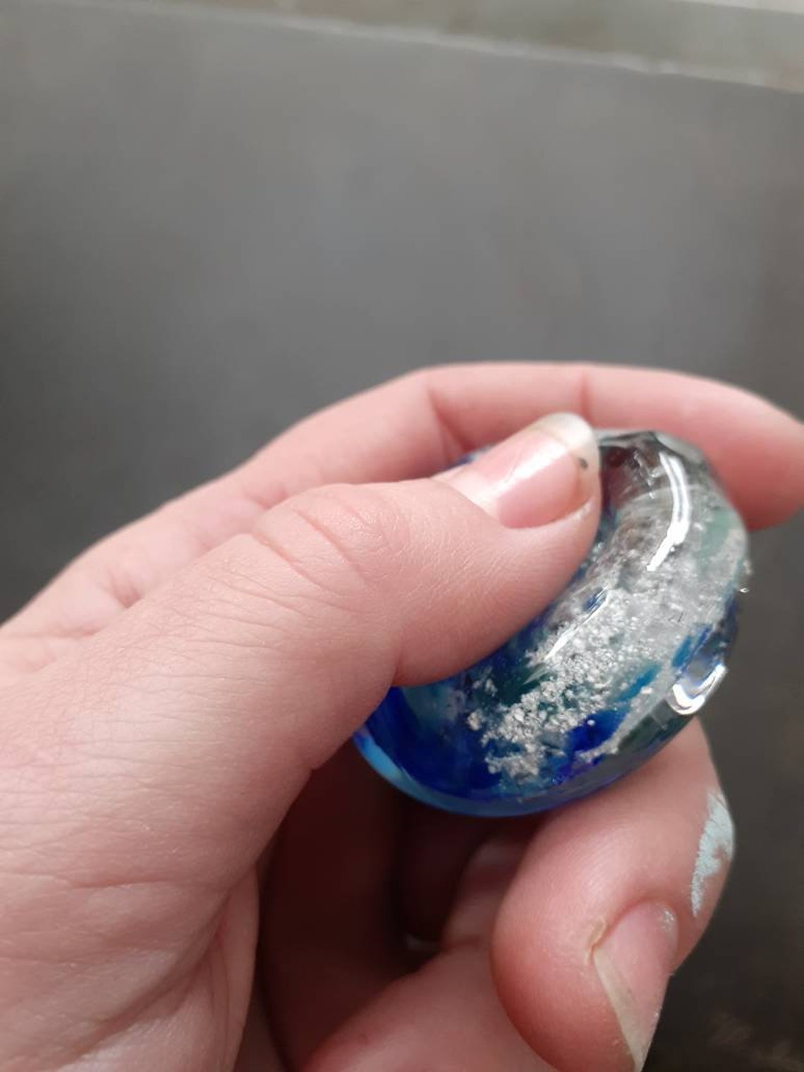 Cremation Memento Stone Pendant | Etsy