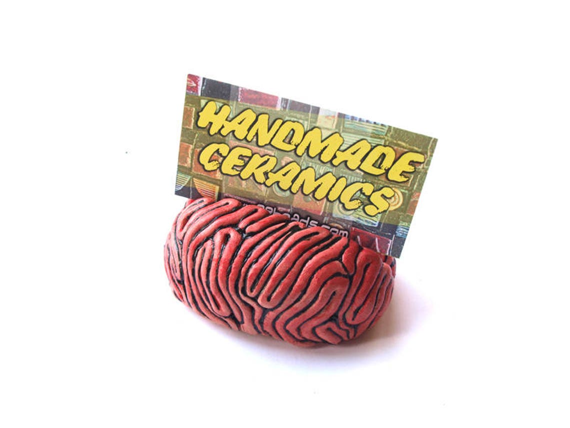 Ceramic Brain Sculpture Desk Accessory Anatomy Sculpture - Etsy
