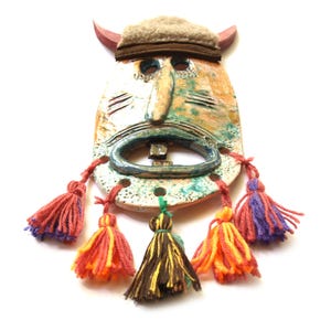 Folk Art Mask , Bulgarian Kuker Mask, Bulgarian Folk Art, Original ...