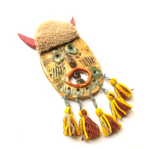 Folk Art Mask , Bulgarian Kuker Mask, Bulgarian Folk Art, Original ...