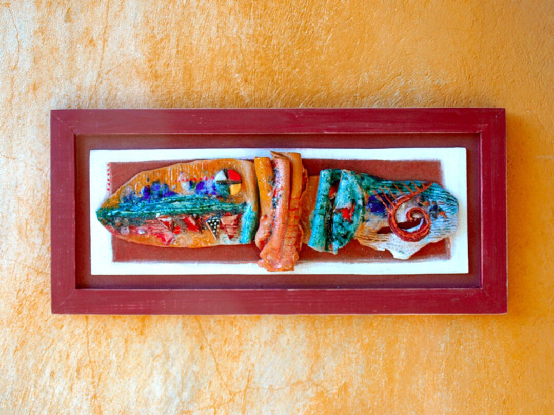 Modern Wall Sculpture, Framed Sculpture, Large Abstract Panel, 3D ...