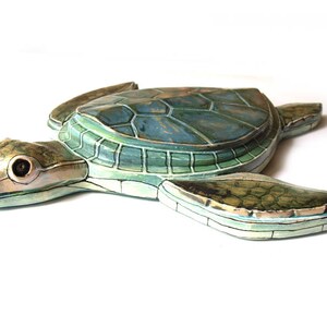 Sea Turtle Sculpture, MADE TO ORDER, Turtle Sculpture, Wall Turtle ...