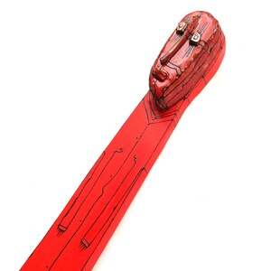 Abstarct Human Figure, Red Sculpture, Hanging Art Doll, Ceramic ...