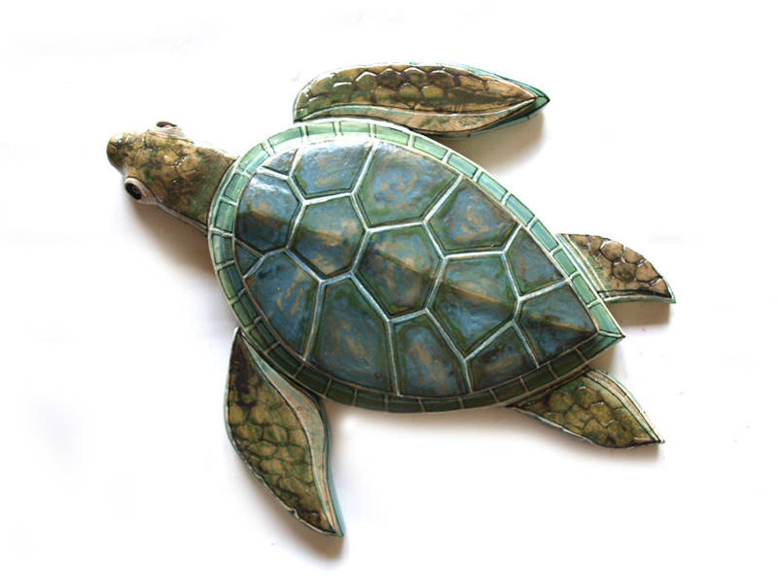 Sea Turtle Sculpture, MADE TO ORDER, Turtle Sculpture, Wall Turtle ...