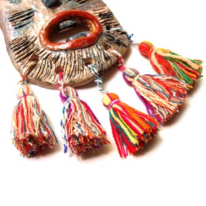 Folk Art Mask Bulgarian Kuker Mask Bulgarian Folk Art - Etsy