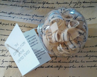 The Constitution of the United States Parchment Reproduction Historical ...