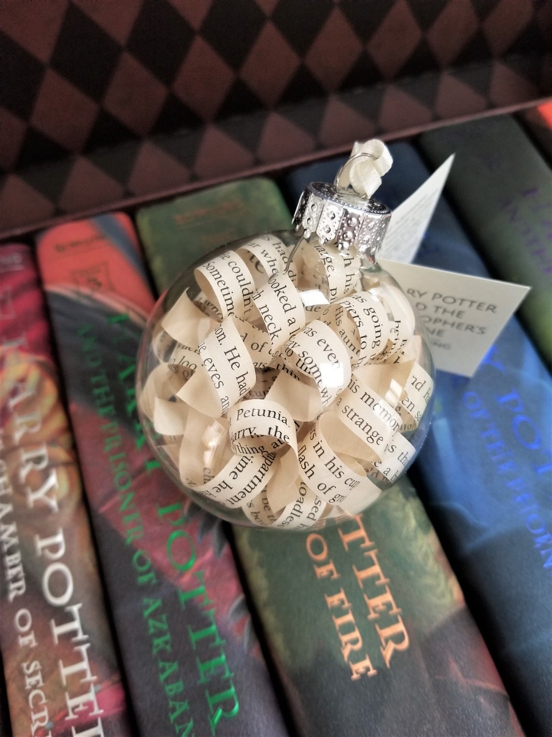 Ornament Set of 7 - Book Baubles Made With the Pages of All Seven ...