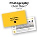 DSLR Camera Photography Cheat Sheet *printable* - Digital Reference ...