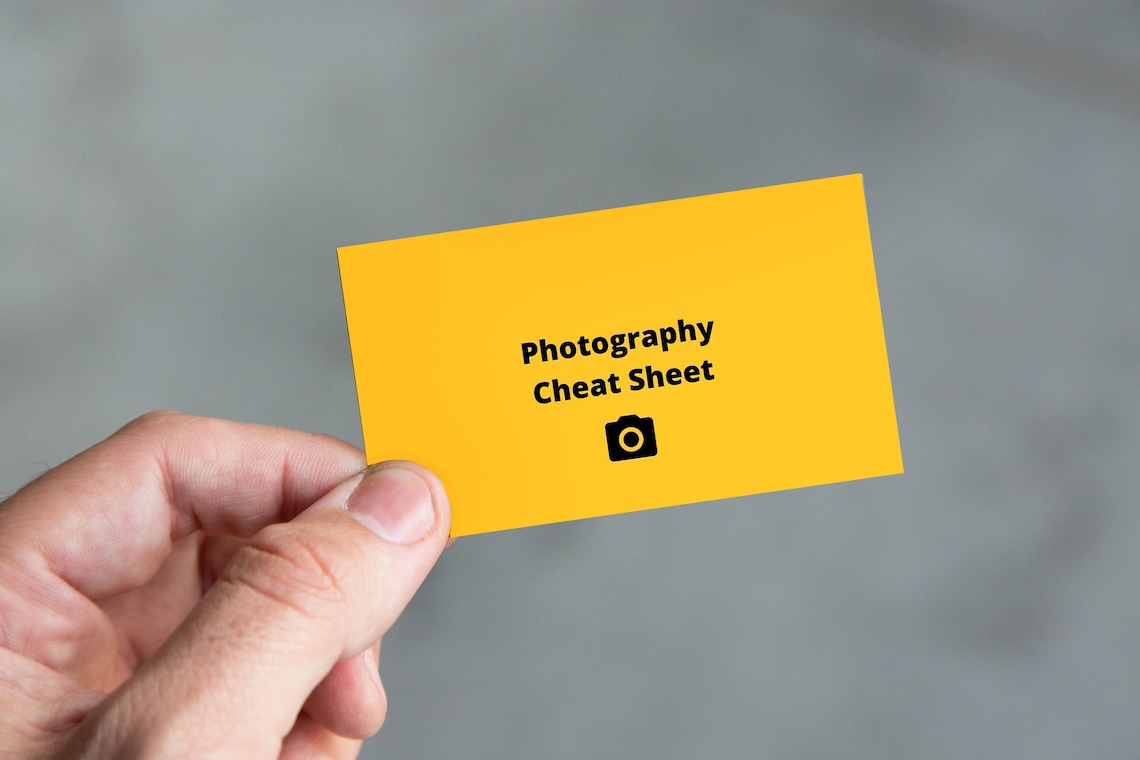DSLR Camera Photography Cheat Sheet *printable* - Digital Reference ...