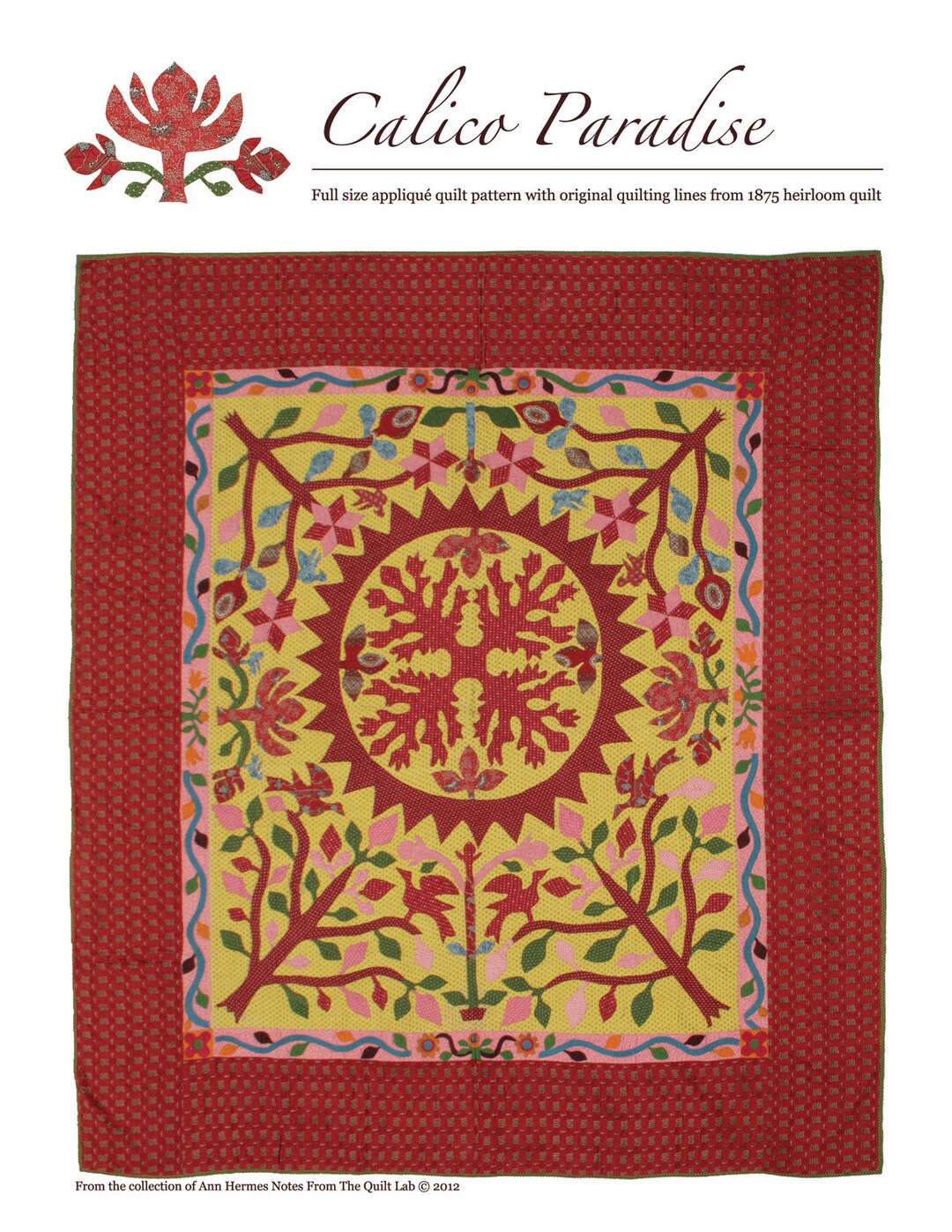 Calico Paradise Applique Quilt Pattern - Etsy