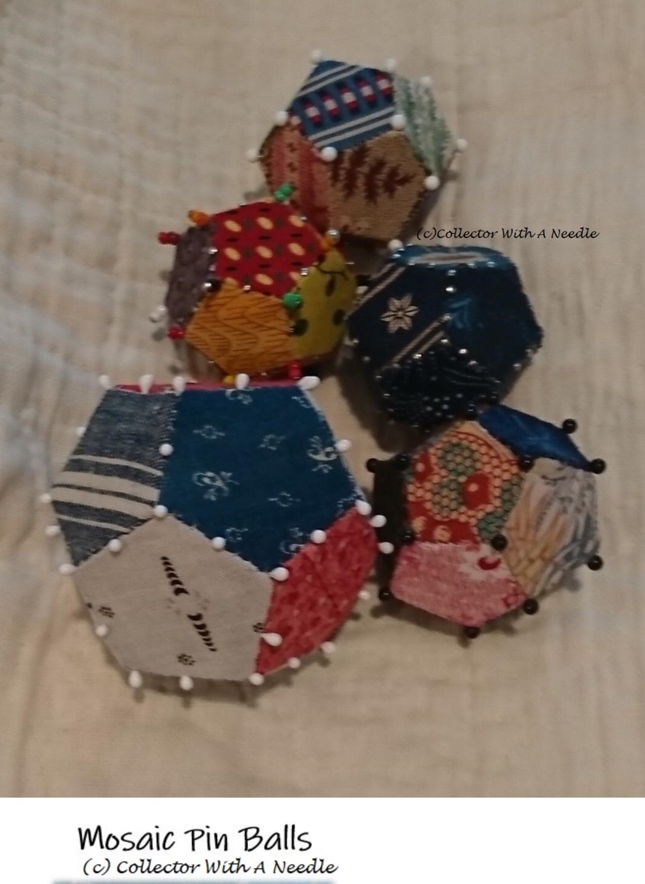 Mosaic Pin Ball Pattern ***DIGITAL*** - Etsy