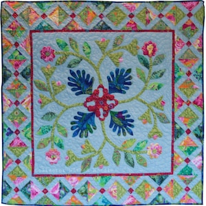 Radical Rose & Reel Applique Quilt Pattern - Etsy