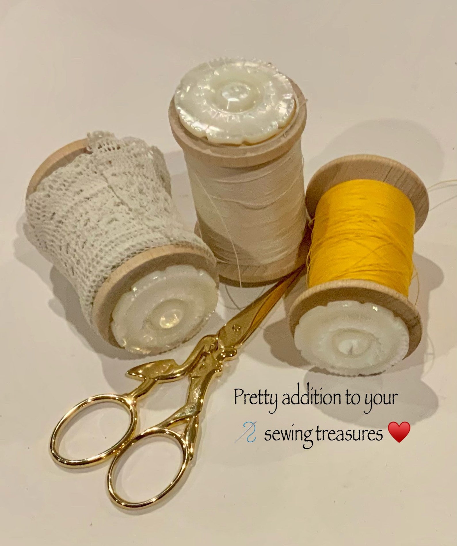 Mother of Pearl YLI Hand Quilting Thread Reel Spool Holder - Etsy