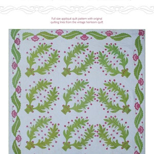 Ferns and Berries Quilt Pattern - Etsy