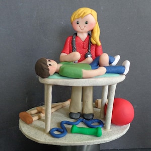 Physical Therapy Therapist Cake Topper Table Ball Handcrafted - Etsy
