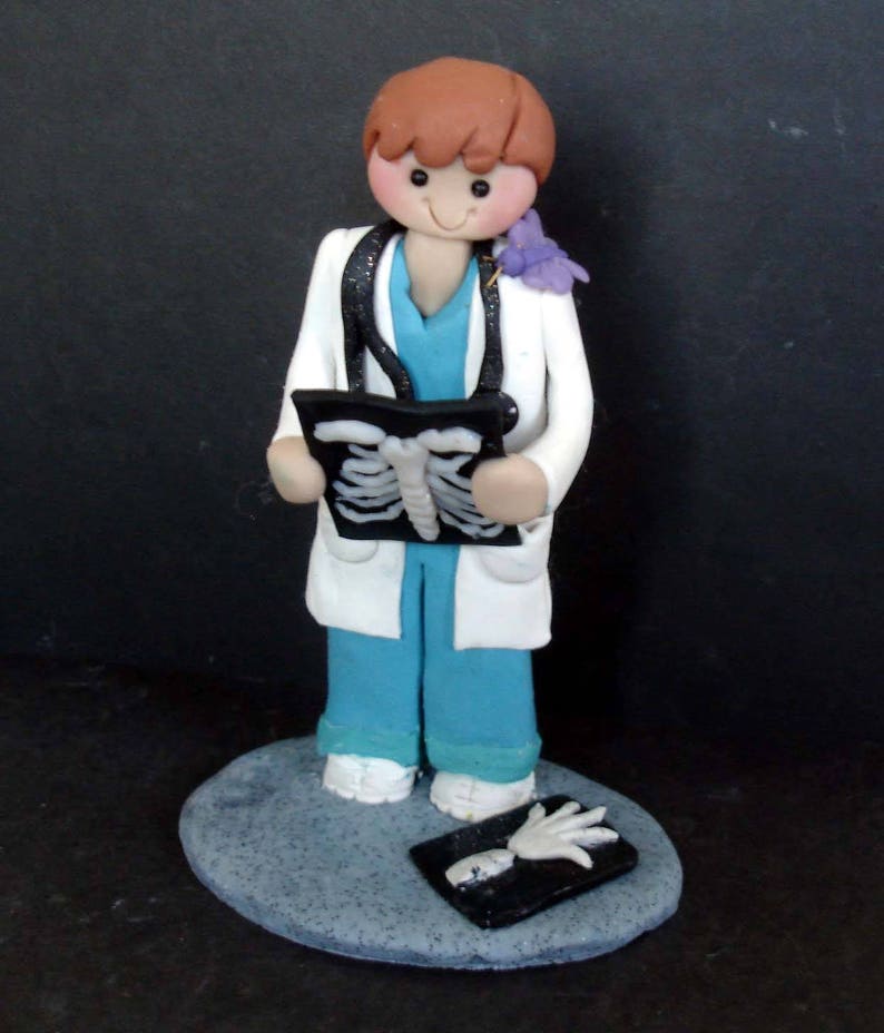 Radiography Tech Radiologist Cake Topper Doctor Nurse | Etsy