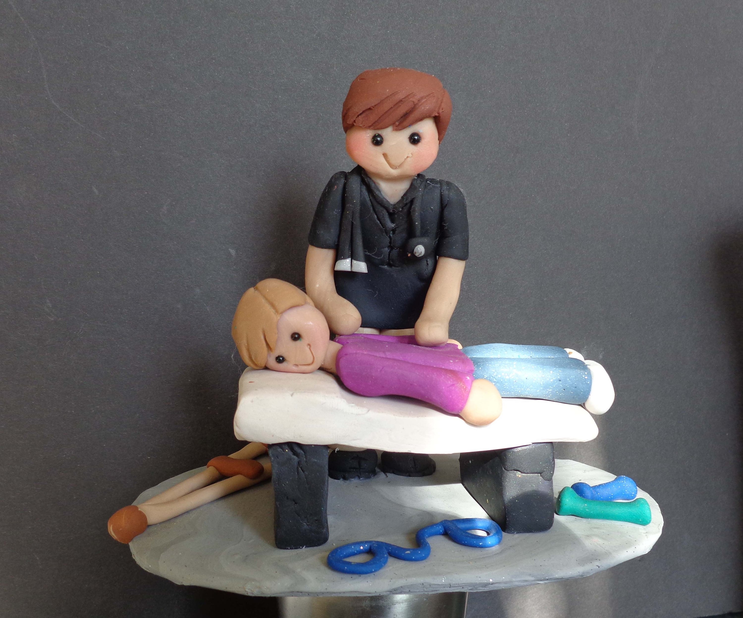 Party Décor Physical Therapy Therapist Table Exercise Ball Handcrafted ...