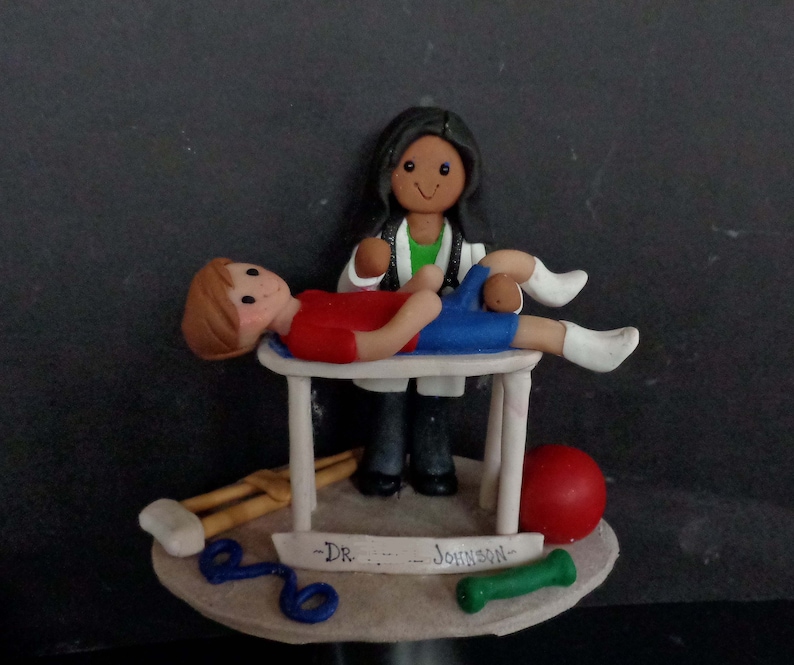 Physical Therapy Therapist Cake Topper Table Ball Handcrafted - Etsy