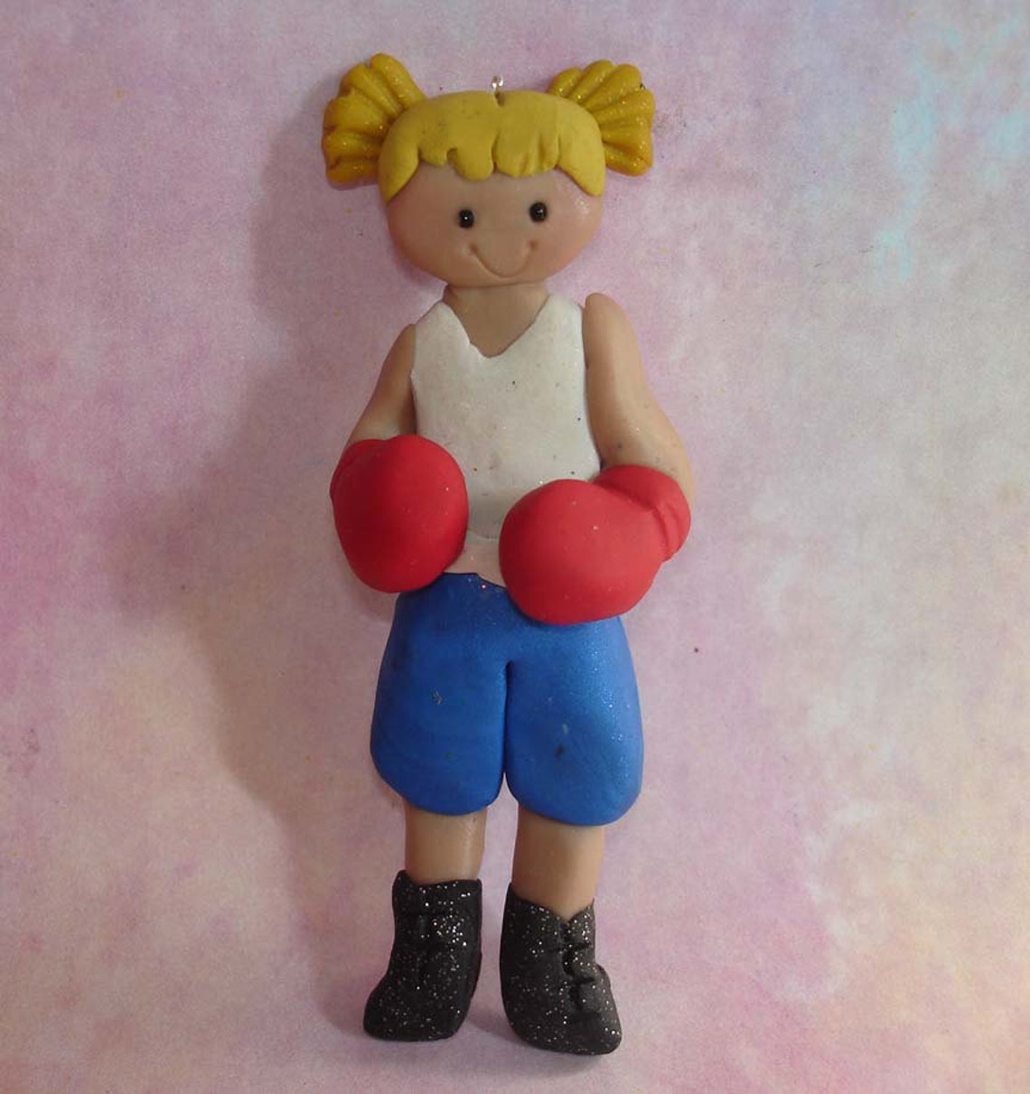Girl Boxer Christmas Ornament Gloves Boxing Ring Boots Shorts | Etsy