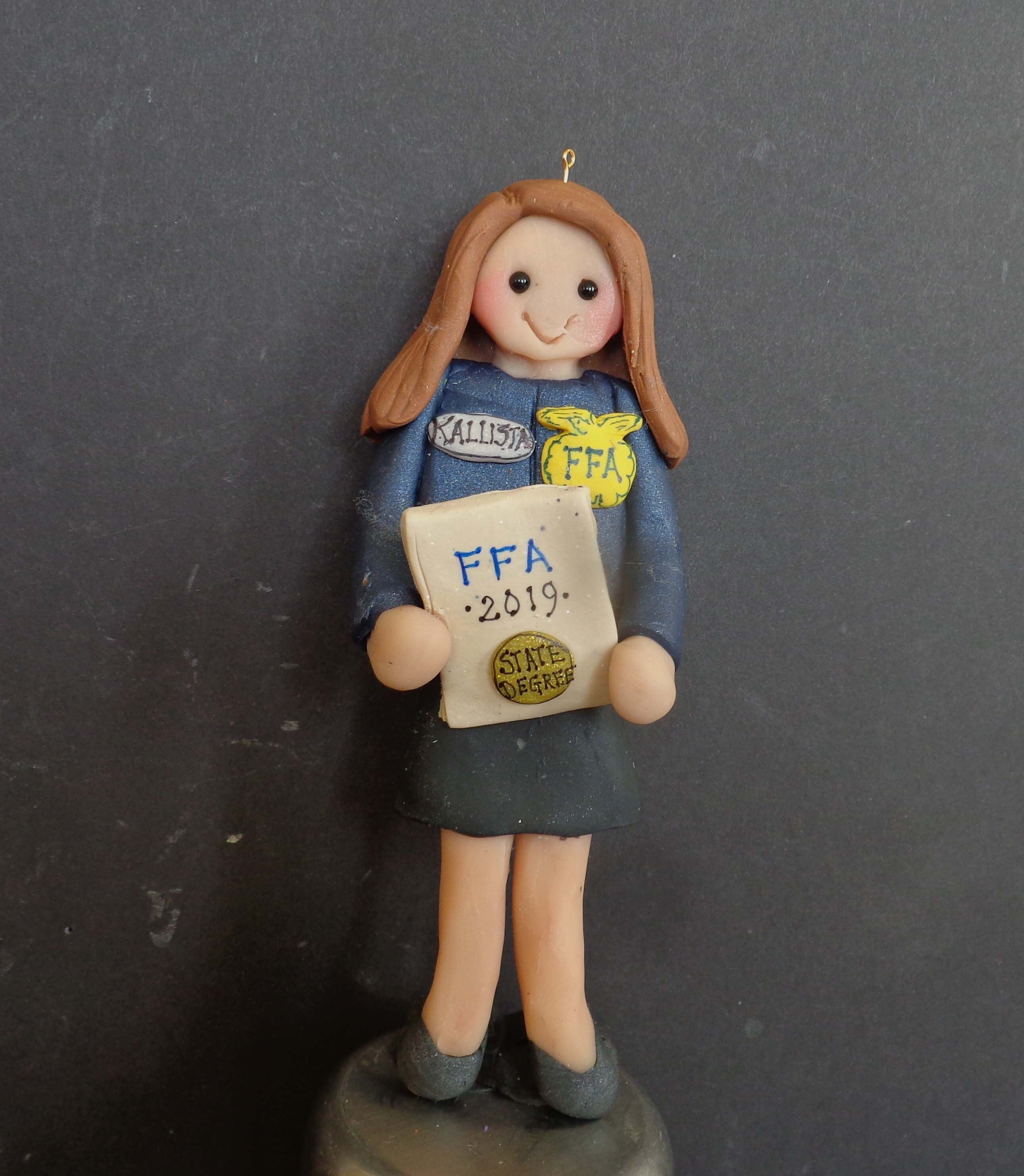 FFA Member Christmas Ornament Jacket Emblem Record Book | Etsy