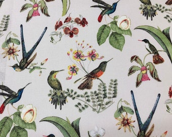 Hummingbird fabric | Etsy