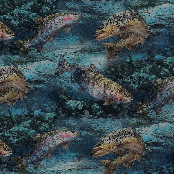 Fish Fabric - Etsy