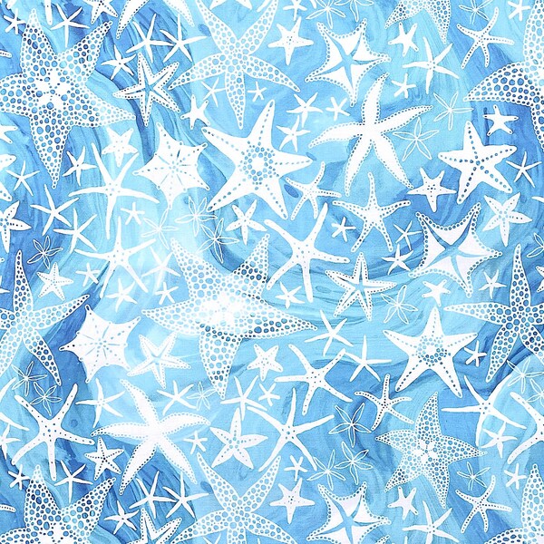 Starfish Fabric - Etsy