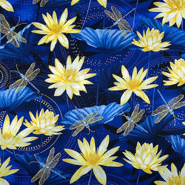 Dragonfly Fabric - Etsy