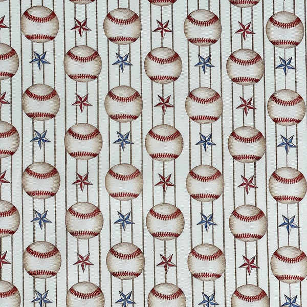 Baseball Stripe Fabric - Etsy