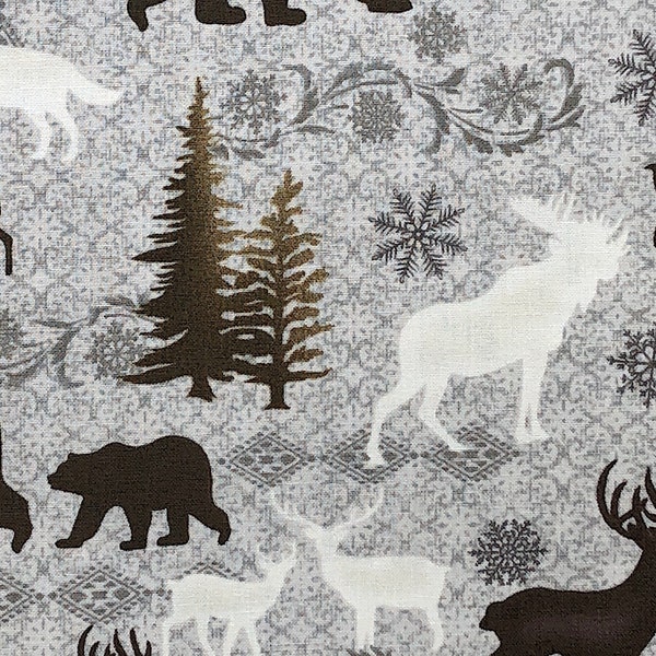 Wildlife Fabric - Etsy