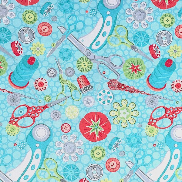 Sewing Theme Fabric - Etsy