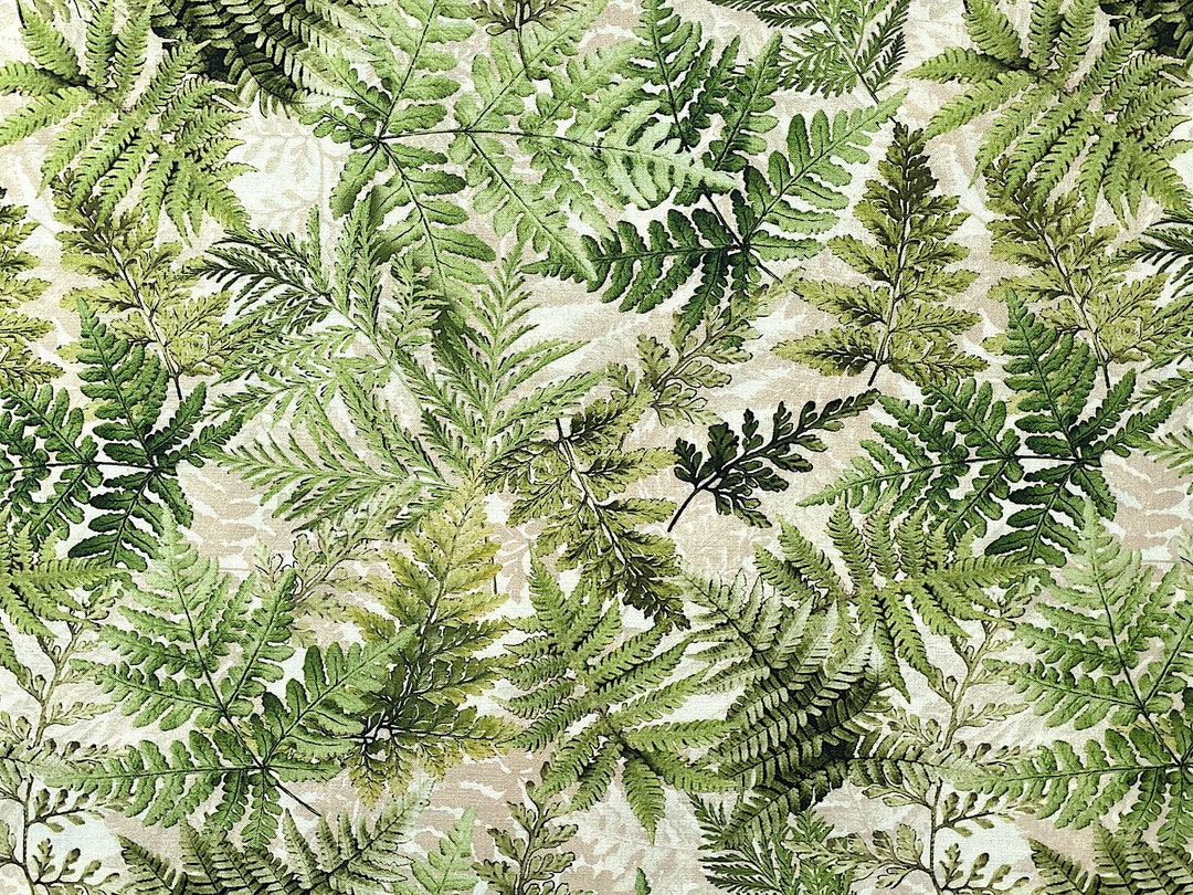 Fern Fabric Floral Fantasy Cotton Fabric Quilting Fabric FL-281 - Etsy