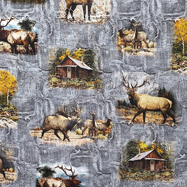 Elk Fabric - Etsy